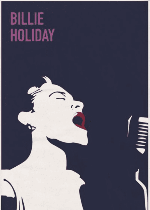 Billie Holiday Poster 24x36 - Jazz Icon, Classic Portrait, Rare Art ...