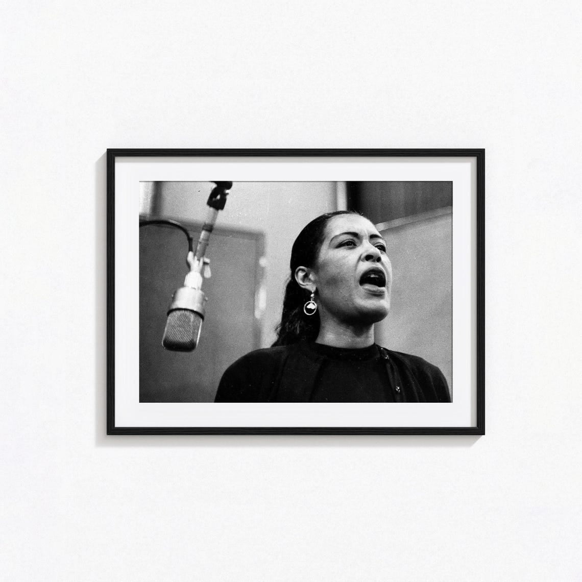 Billie Holiday s, Billie Holiday Black and White Wall Art,Album Cover ...