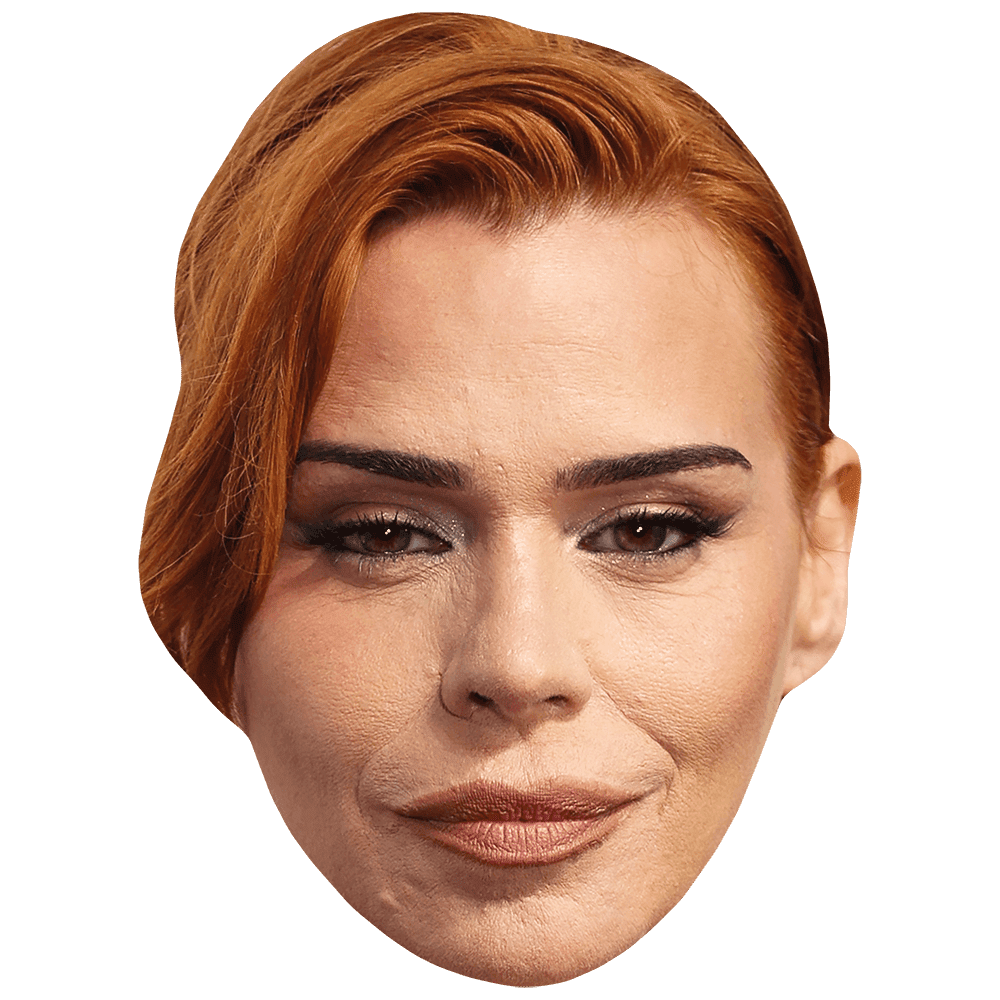 Billie Piper (Ginger Hair) Celebrity Mask, Flat Card Face, Fancy Dress ...