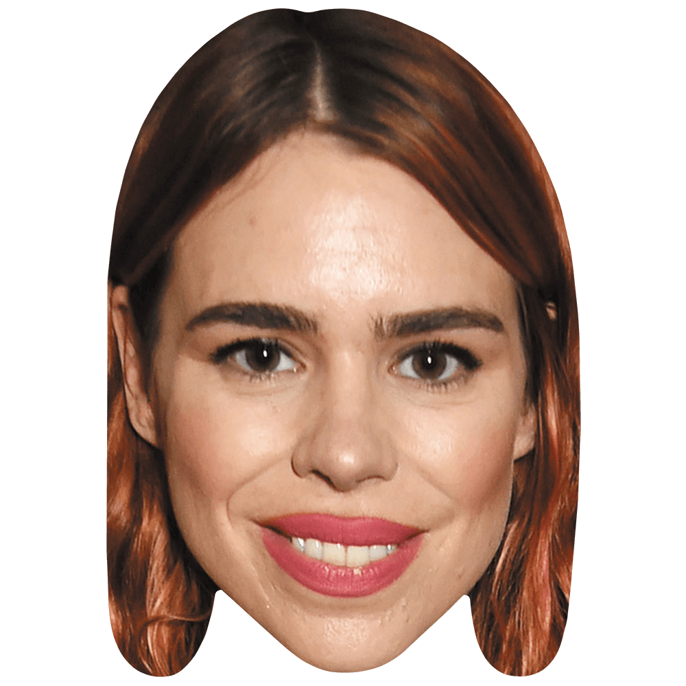 Billie Piper (Smile) Celebrity Mask, Flat Card Face, Fancy Dress Mask ...