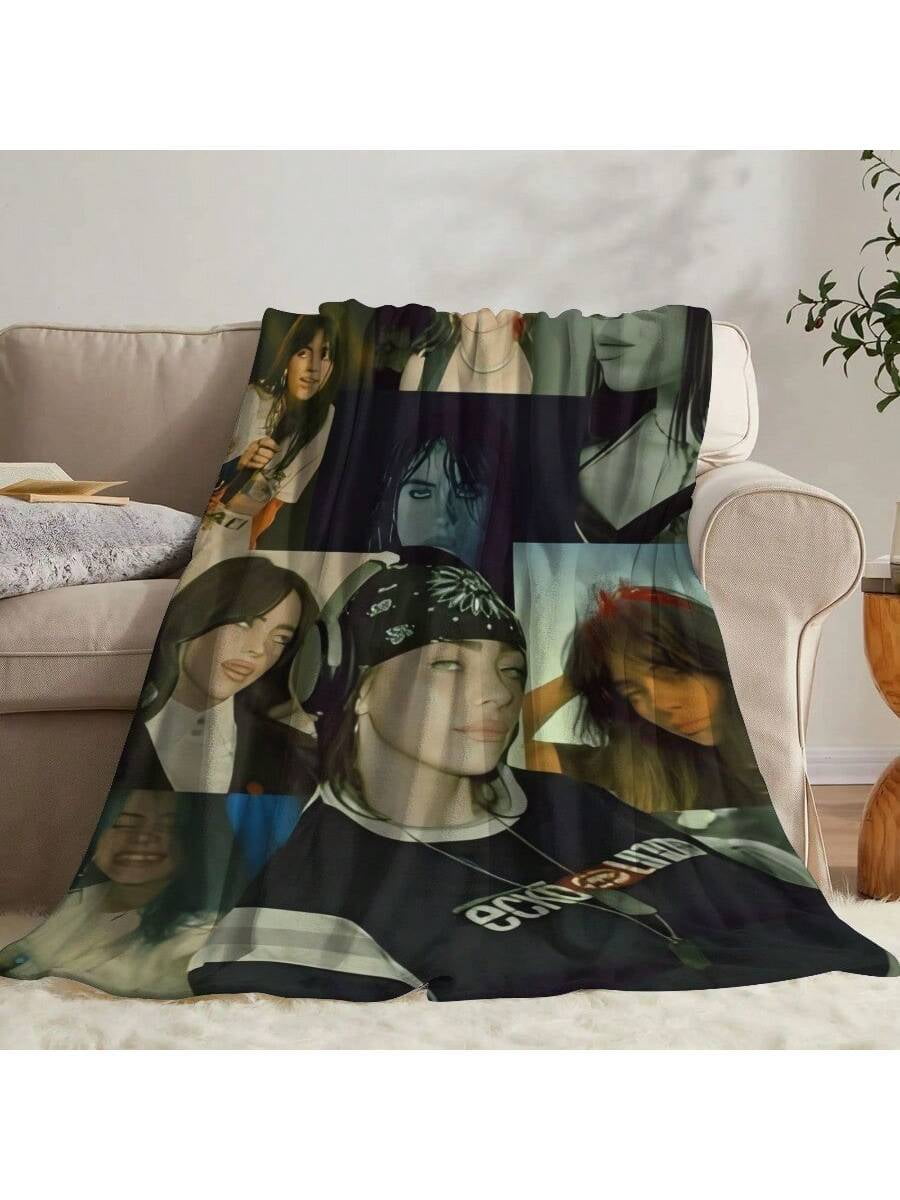 Billie Poster Flannel Blanket - Soft Warm All-Season Cartoon Throw for ...