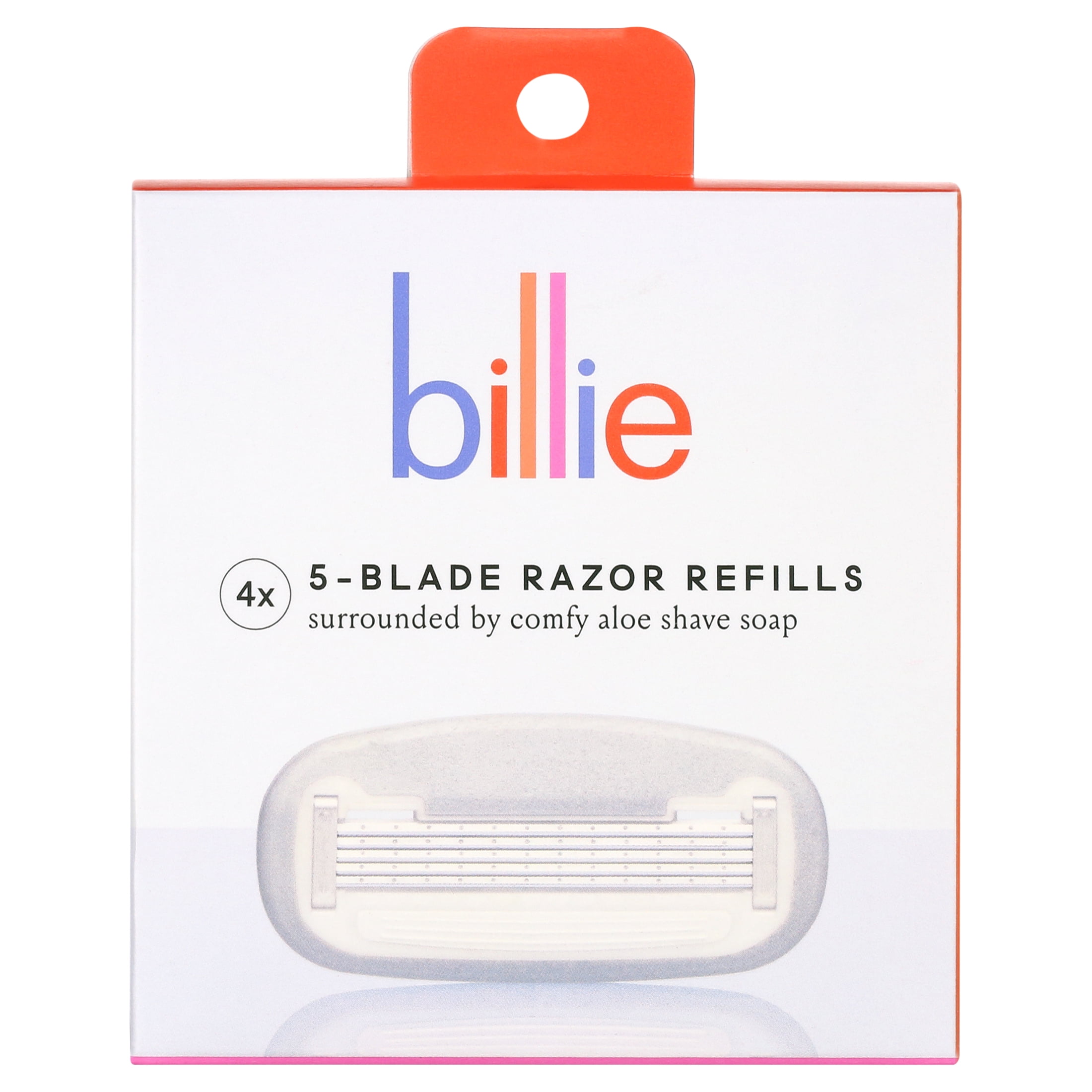 Billie Women’s Razor 5-Blade Refills - 4 count - Walmart.com
