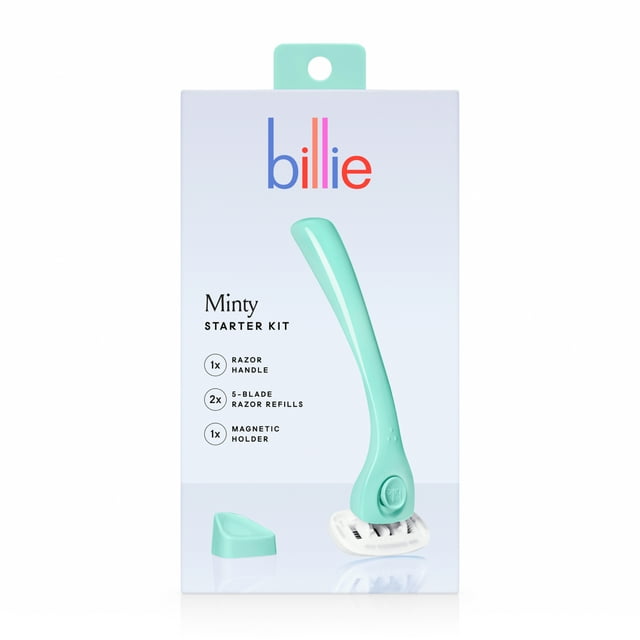 Billie Women’s Razor Kit - 1 Handle + 2 x 5-Blade Refills + Magnetic ...