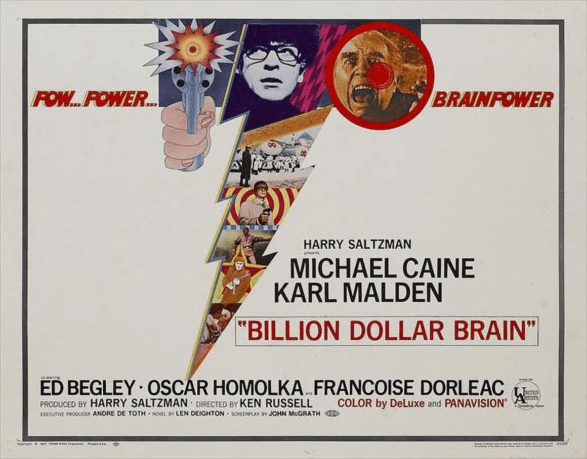Billion Dollar Brain POSTER (30x40) (1968) - Walmart.com