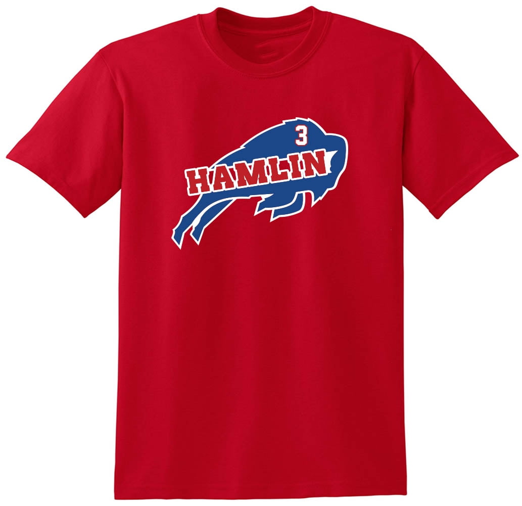 Bills Damar Hamlin Logo Prayers T-shirt ADULT Large - Walmart.com