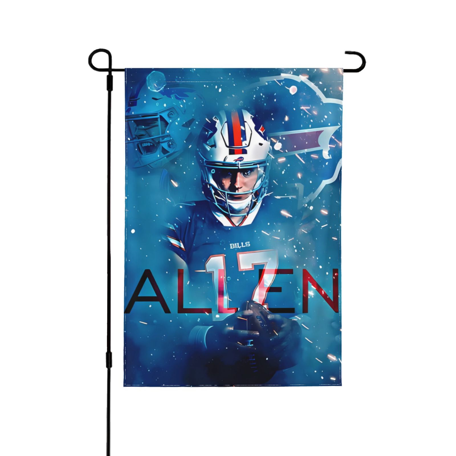 Bills Double Sided Garden Flag Football Team Theme, Game Day Fan ...