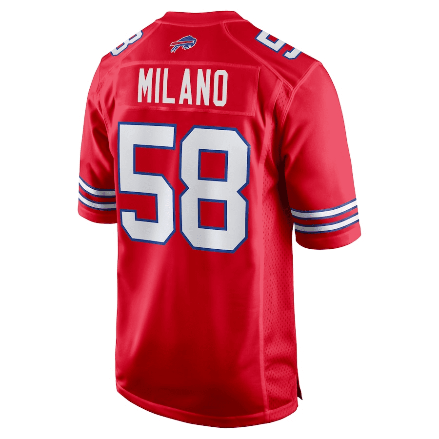 Bills Football Shirt Matt Milano#58 Sports Team Game Fans For Men ...