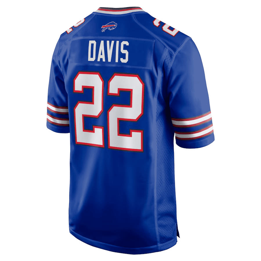 Bills Football Shirt Ray Davis#22 Sports Team Game Fans For Men Aldult ...