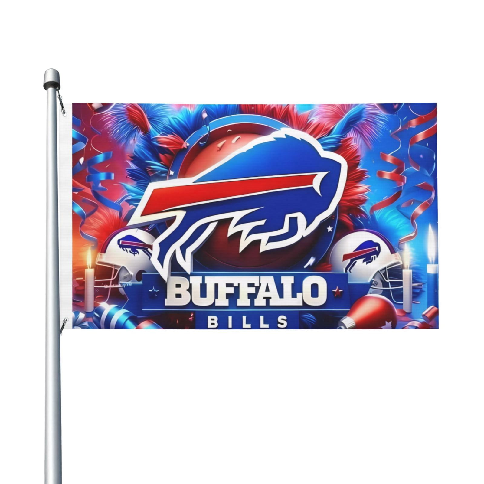 Bills Football Team Double Sided Support Flag, Outdoor Decorative Flag ...