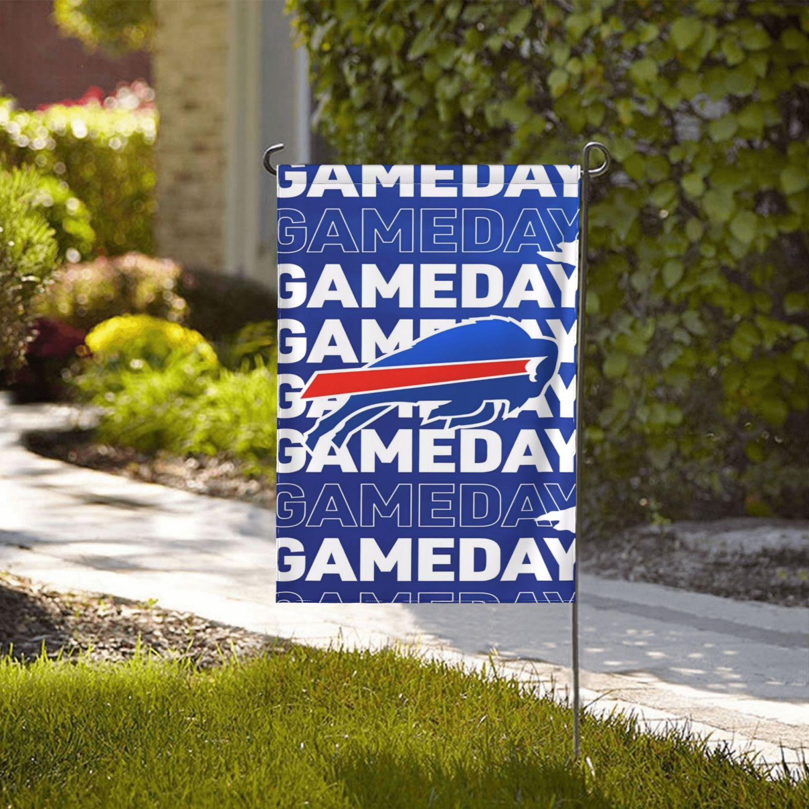 Bills Football Team Garden Flag 12.5"x18"/28"x40" Double Sided Yard ...