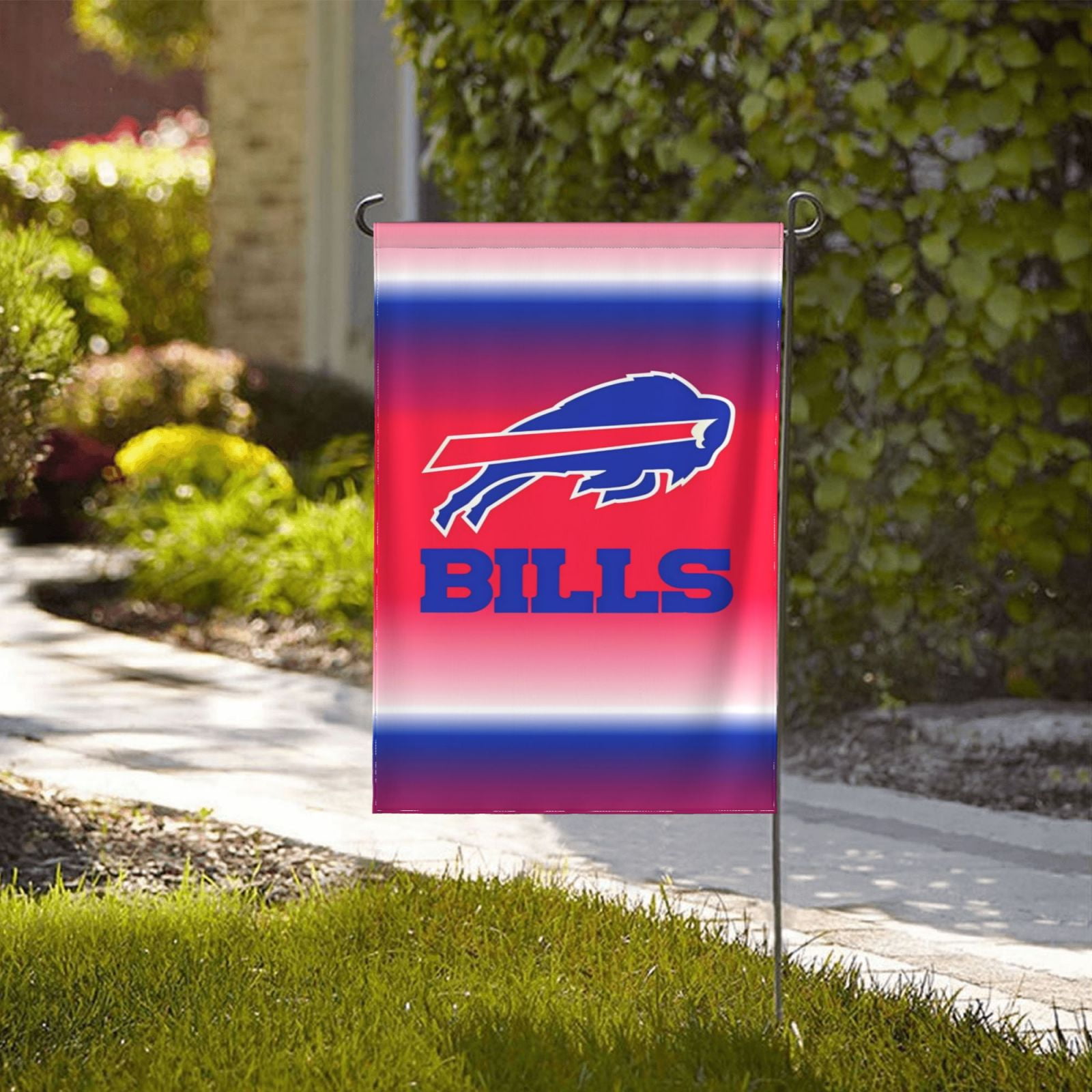 Bills Football Team Garden Flag 12.5"x18"/28"x40" Double Sided Yard ...