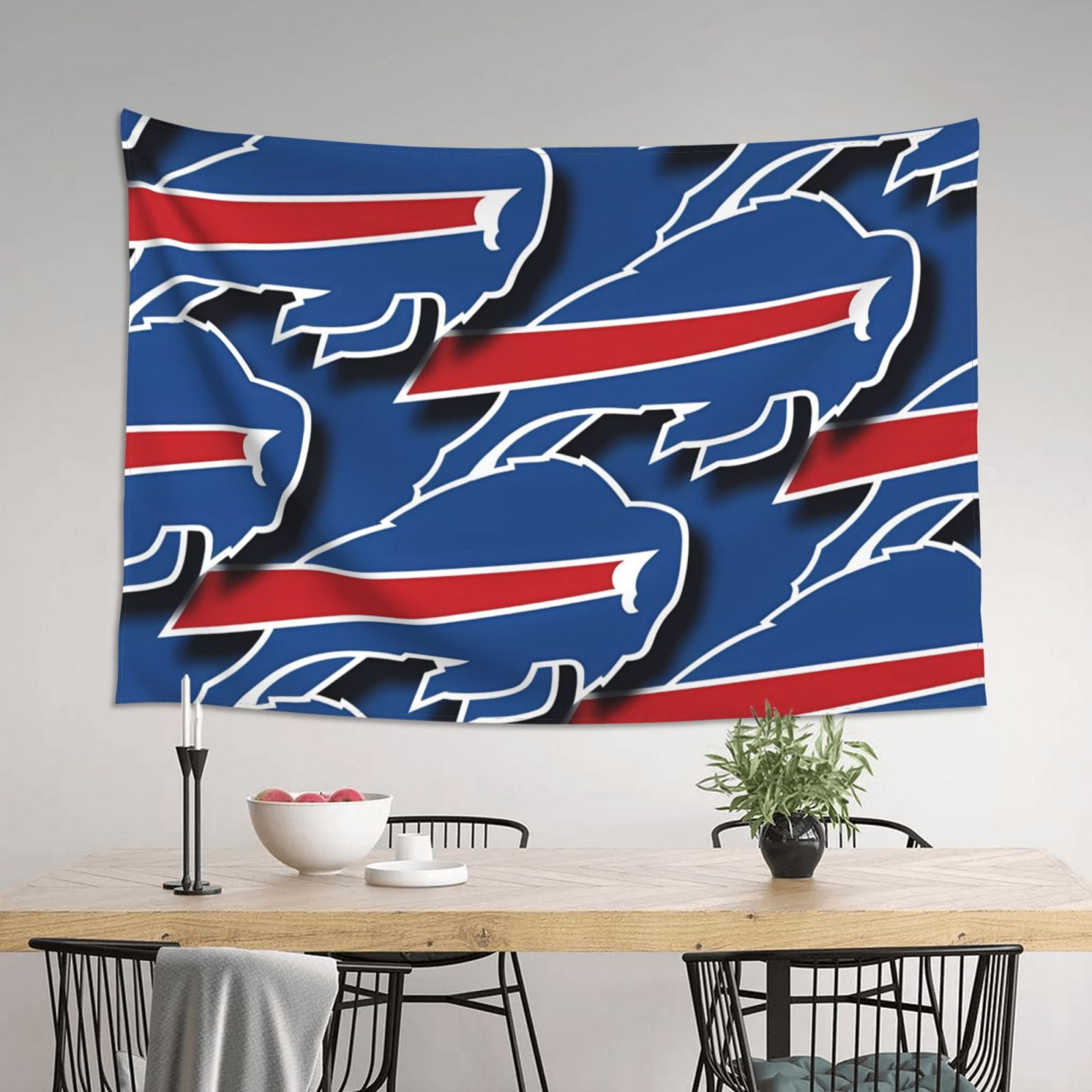 Bills Football Team Indoor Decor Wall Tapestry 60x40 Inches, Celebrate ...