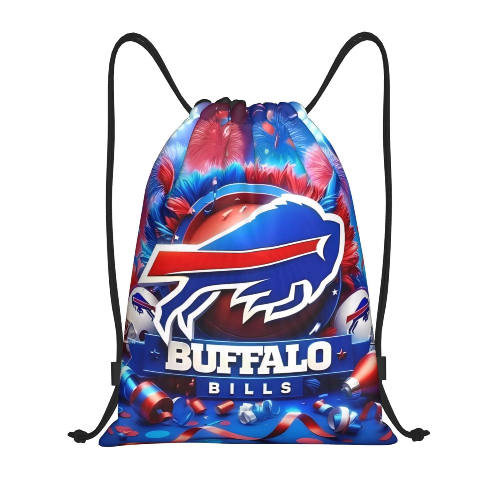 Bills Football Team Lightweight Drawstring Bag, Sports Fitness Backpack ...