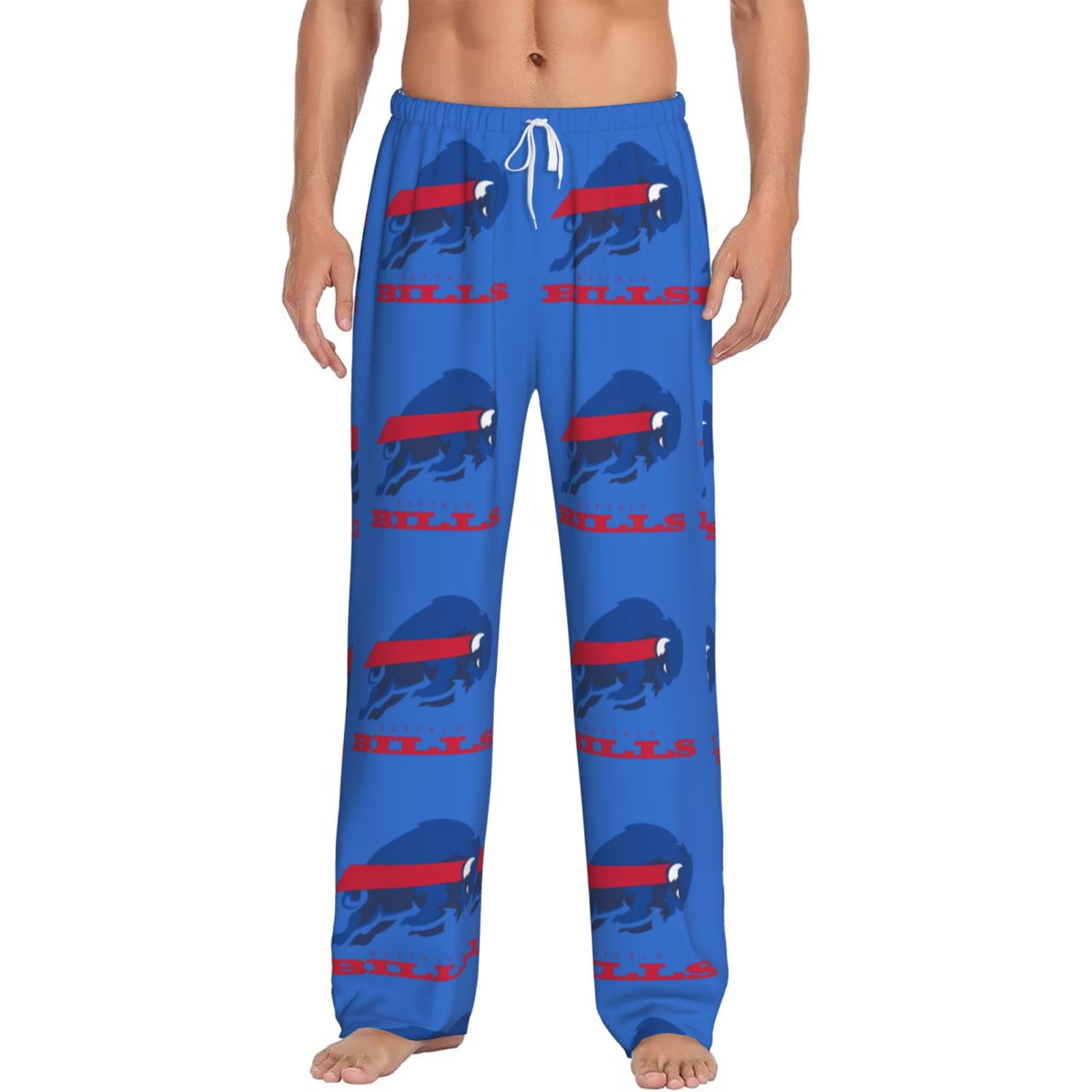 Bills Football Team Men's Autumn And Winter Home Print Long Pajama ...