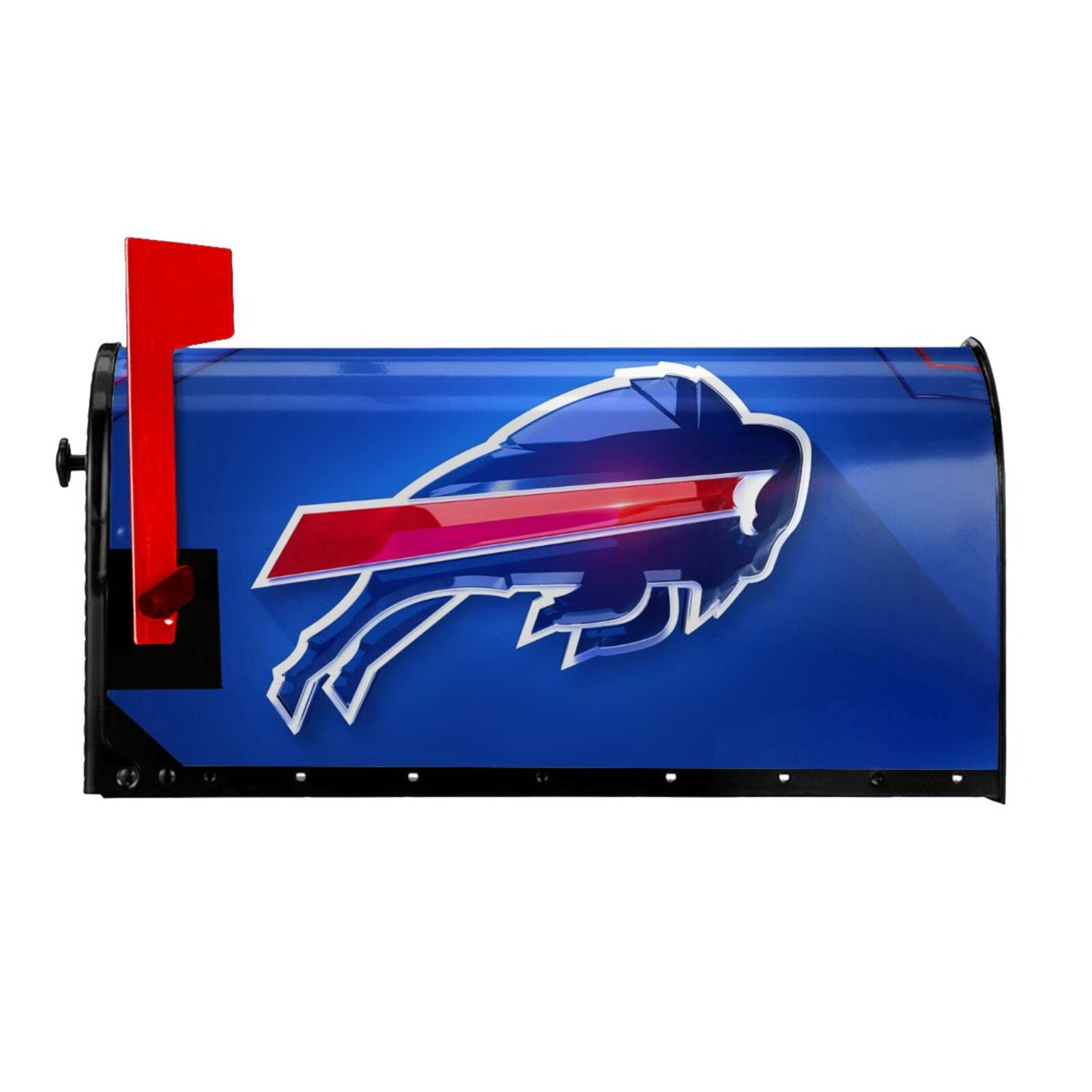 Bills Football Team Pattern Magnetic Mailbox Cover, Waterproof and Sun ...