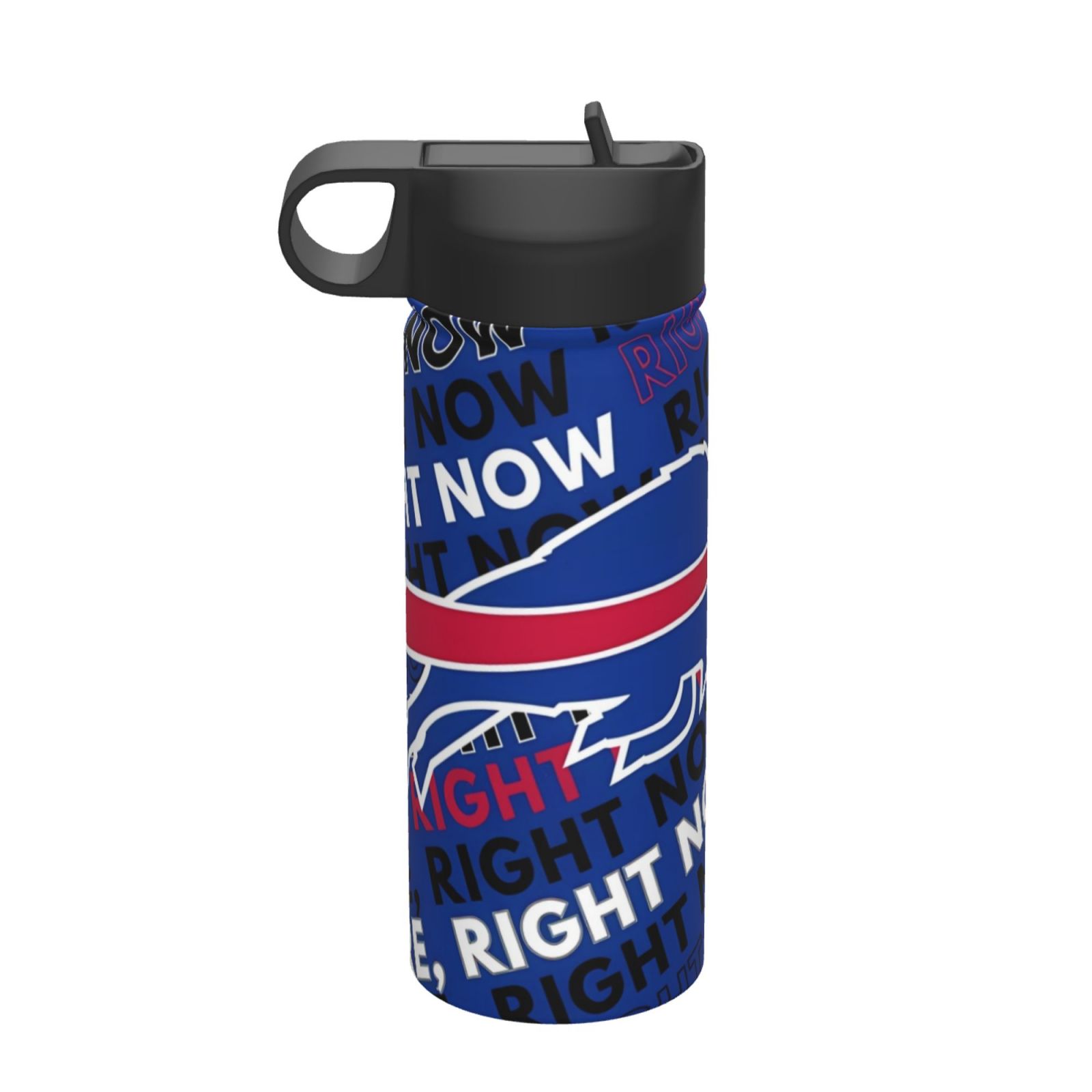 Bills Football Team Sports Insulated Water Bottle Stainless Steel ...