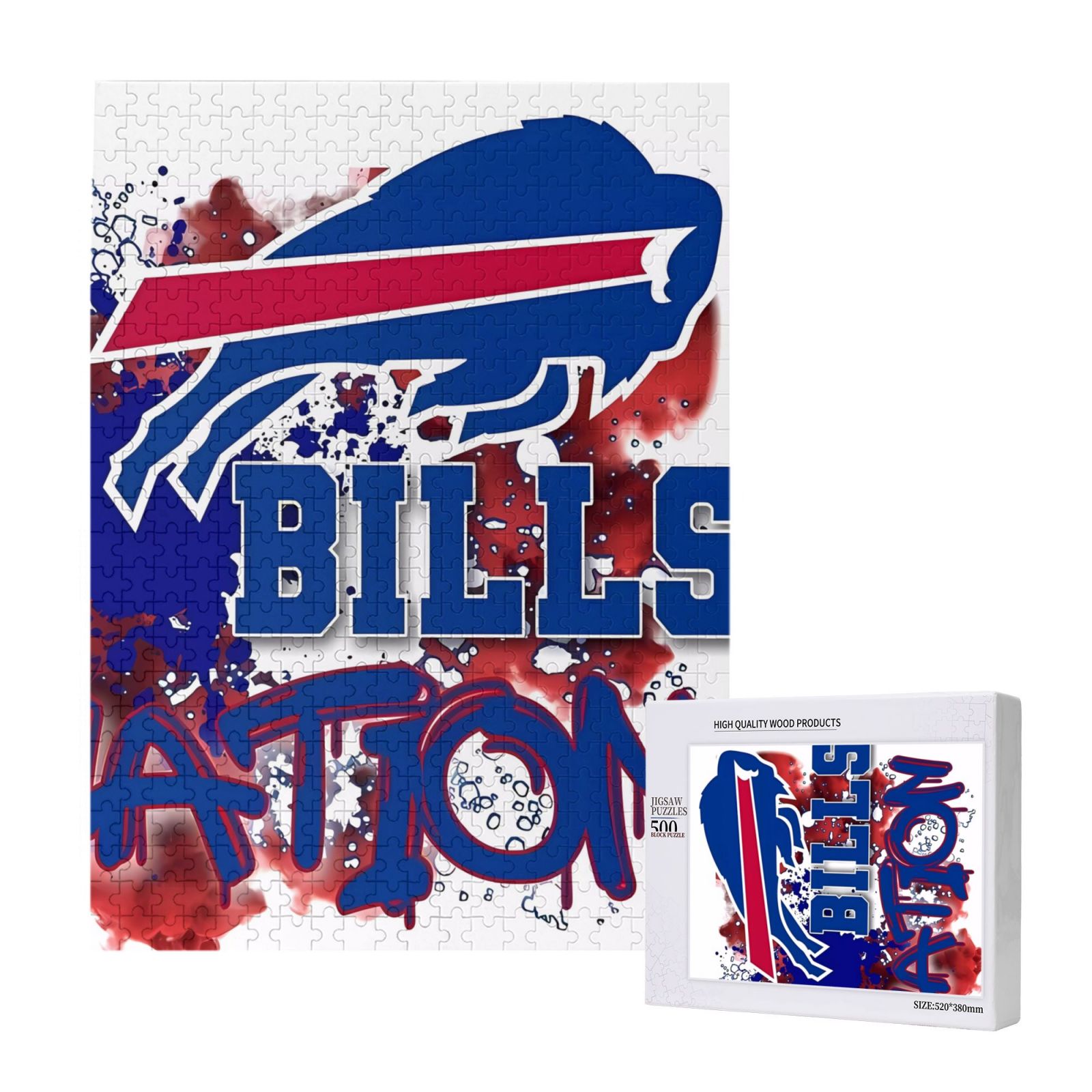Bills Football Team Theme Jigsaw Puzzle Adult Jigsaw Puzzle Children's ...