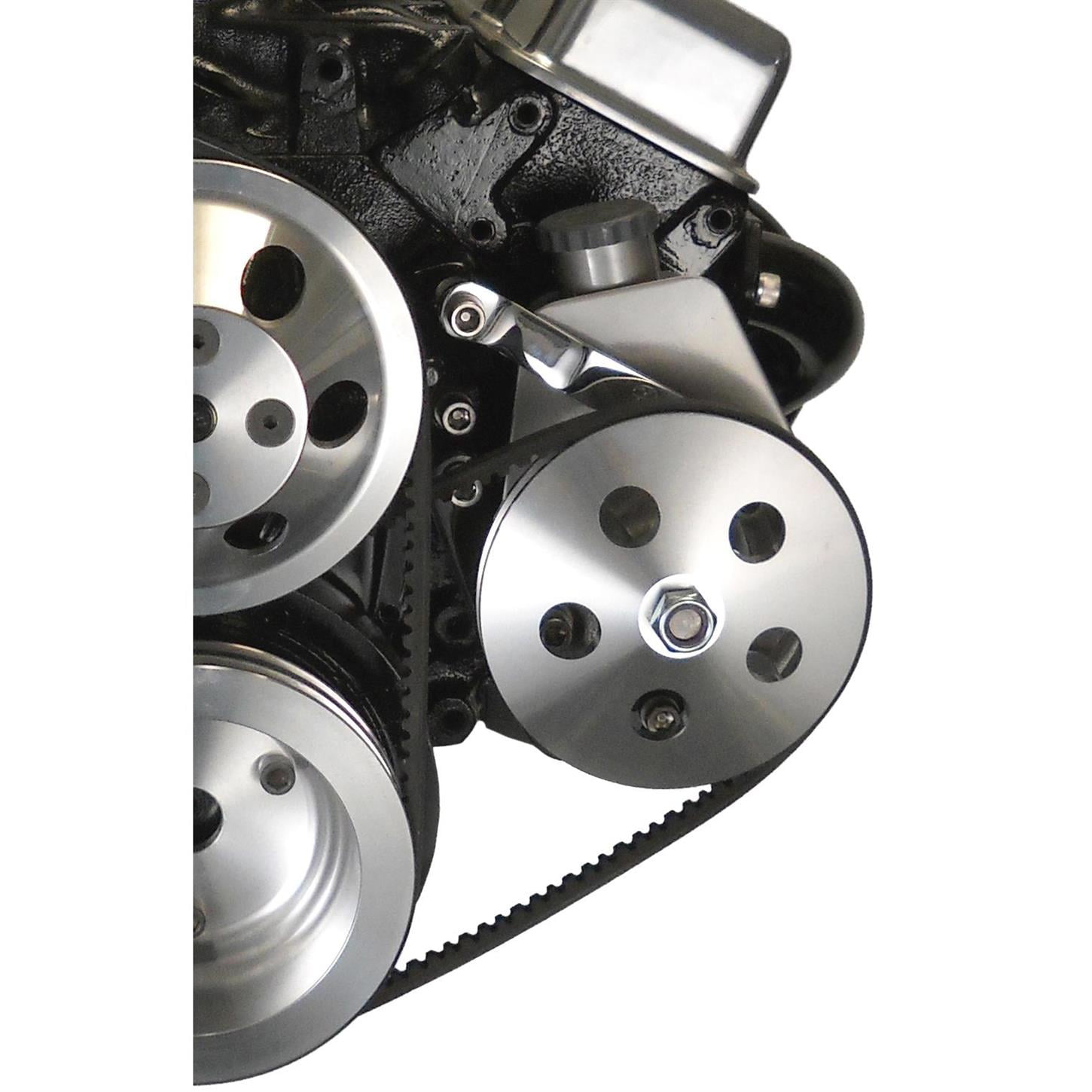 Bills Hot Rod Co.1300 Series SBC Side Mount P/S Bracket, Black ...