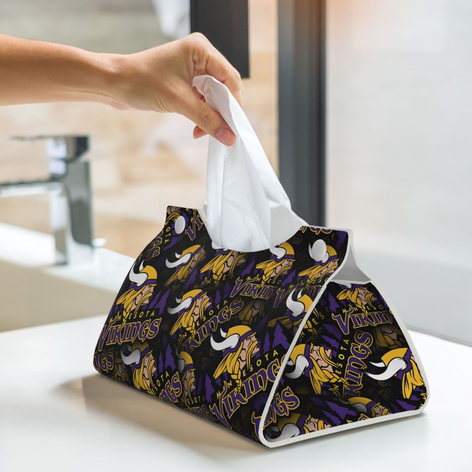 Bills Large Tissue Box Cover Rectangular Plus Size Tissue Box Holder ...