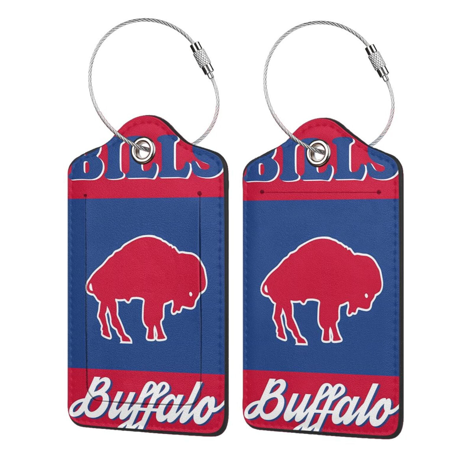 Bills Leather Luggage Tag Leather Suitcase Baggage Tags Luggage Tag ...