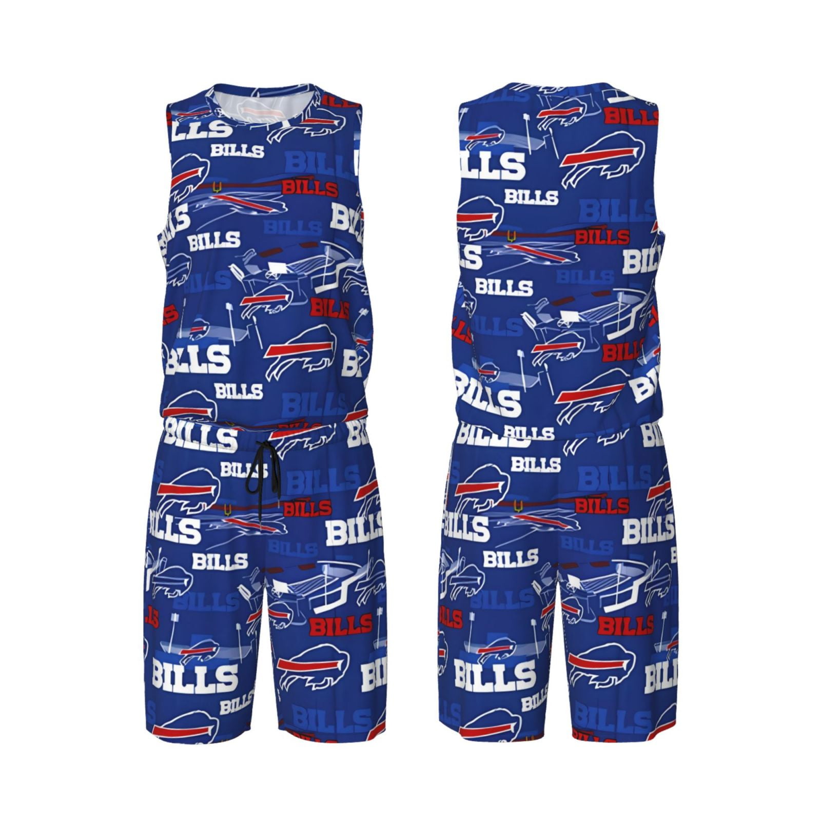 Bills Men’s Basketball Uniform Set Men Basketball Jersey and Shorts ...