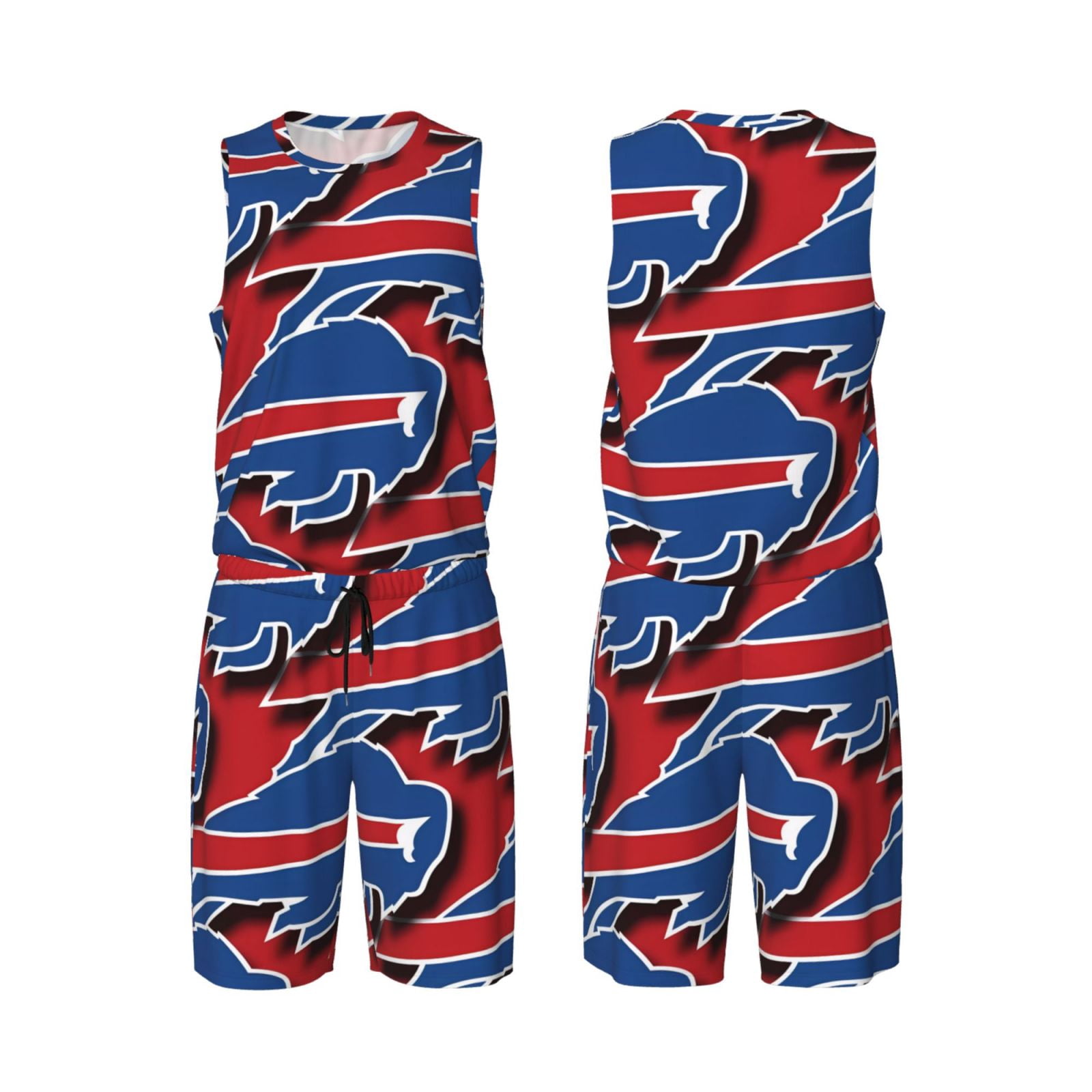 Bills Men’s Basketball Uniform Set Men Basketball Jersey and Shorts ...