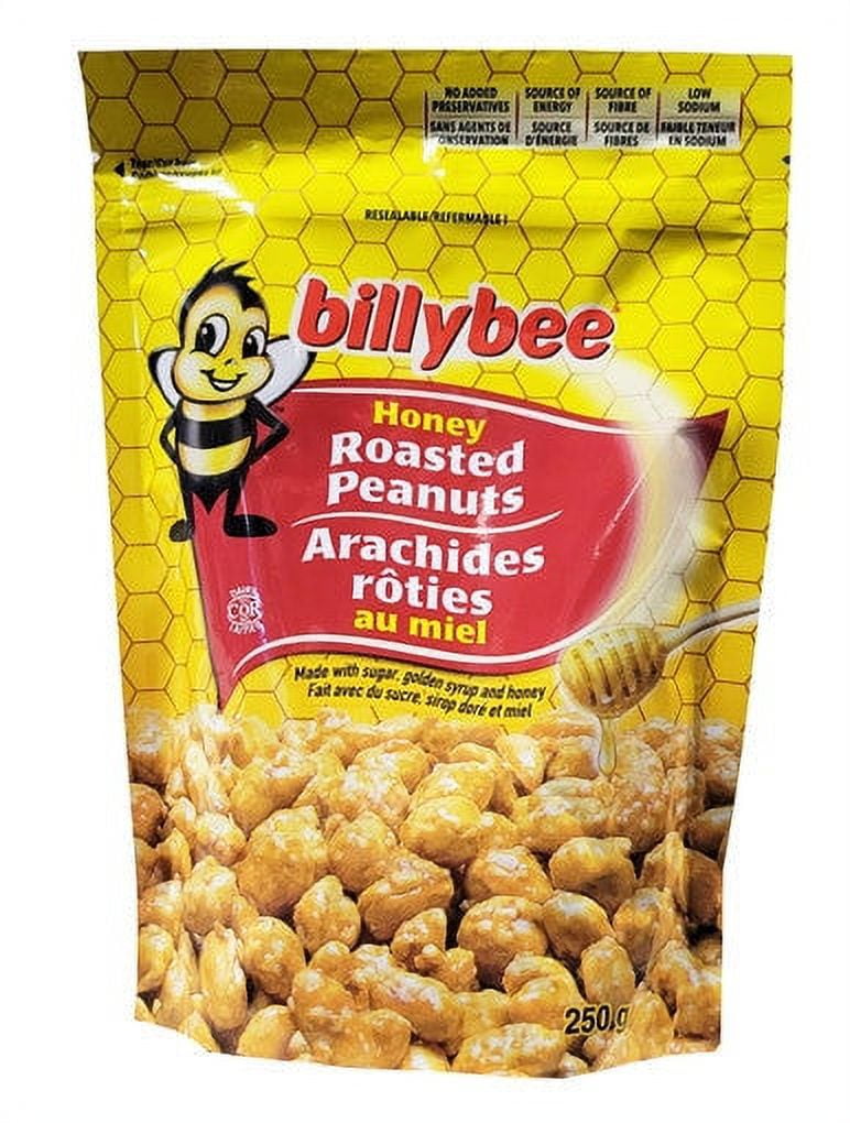 Billy Bee Honey Roasted Gourmet Peanuts, 250g/8.75 oz. - Walmart.com