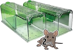 Billy Bob 2 pk Catch and Release Mouse Trap. Patented. Easy and Humane ...