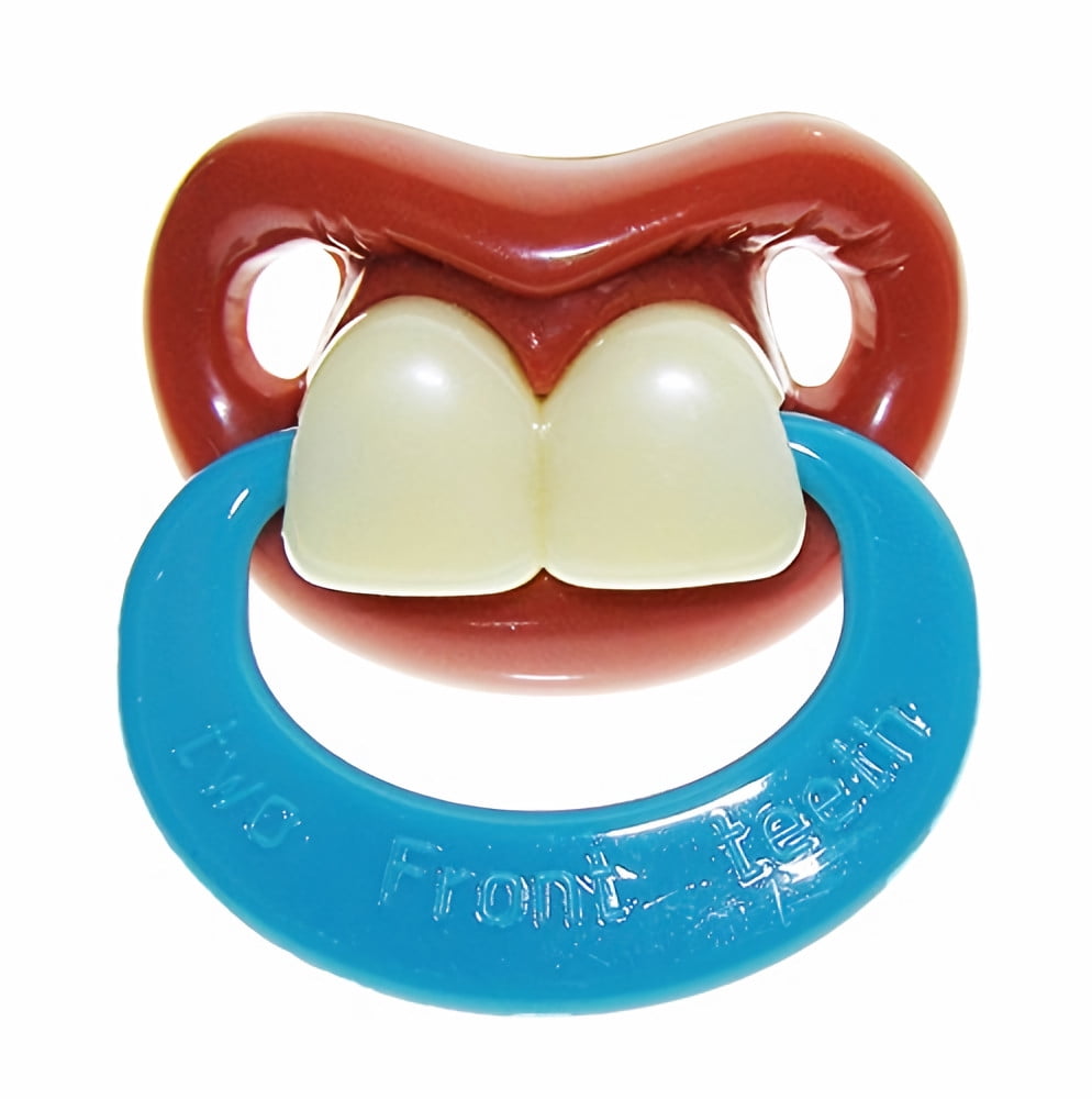 Billy Bob Teeth Inc. Two Front Teeth with Ring Pacifier (Pack of 12 ...