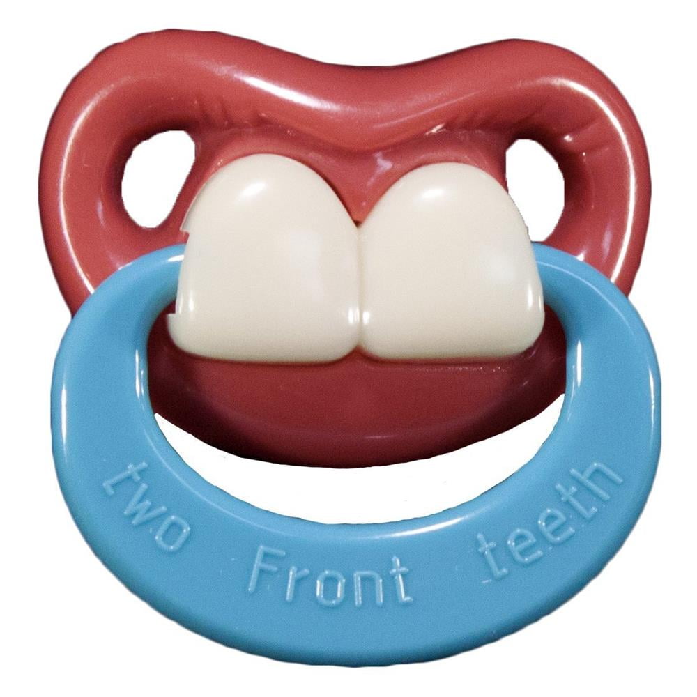 Billy-Bob Two Front Teeth with Ring Pacifier - Walmart Business Supplies