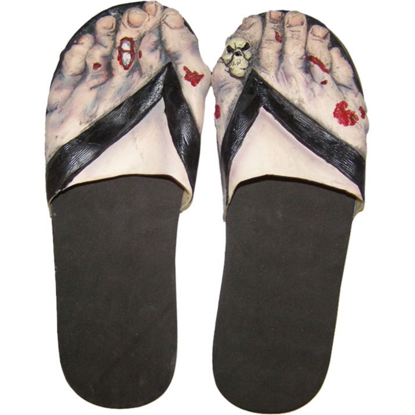 Billy Bob Zombie Crazy Feet Costume Sandal Slippers - Walmart.com