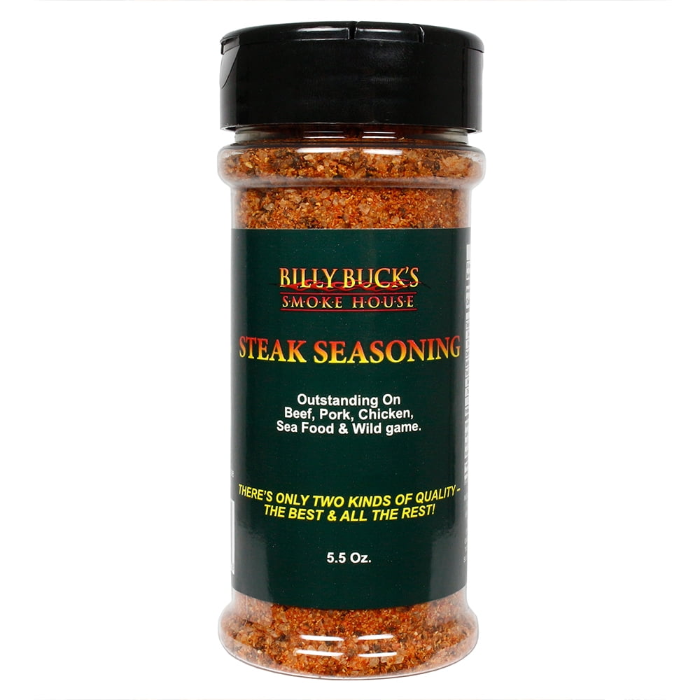 Billy Buck's Smokehouse Steak Seasoning Beef Pork Chicken Seafood Game ...
