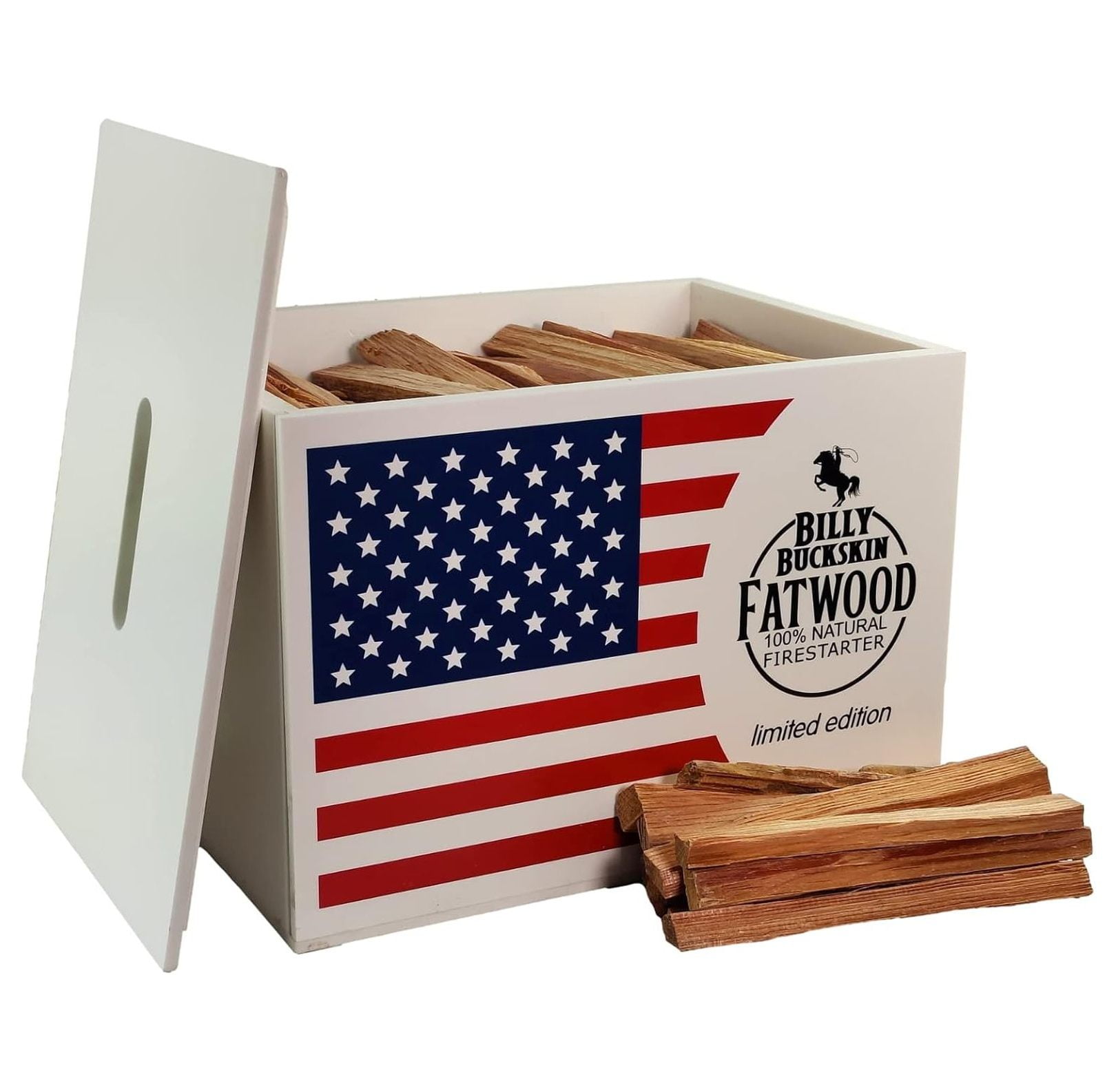 Billy Buckskin Co. Fatwood Fire Starter Sticks | Easy & Safe Fire ...
