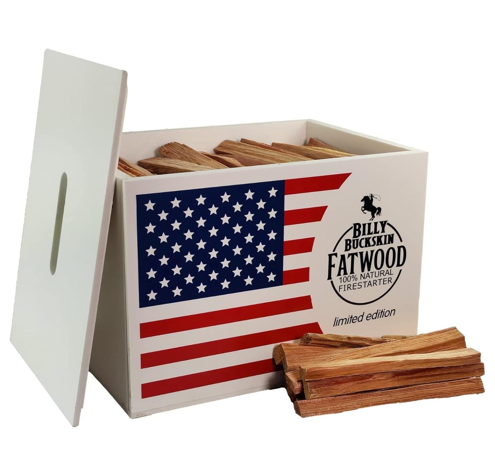 Billy Buckskin Co. Fatwood Fire Starter Sticks | Easy & Safe Fire ...