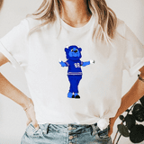 Billy Buffalo Mascot Football Sports Cartoon Team Spirit Graphic Print ...