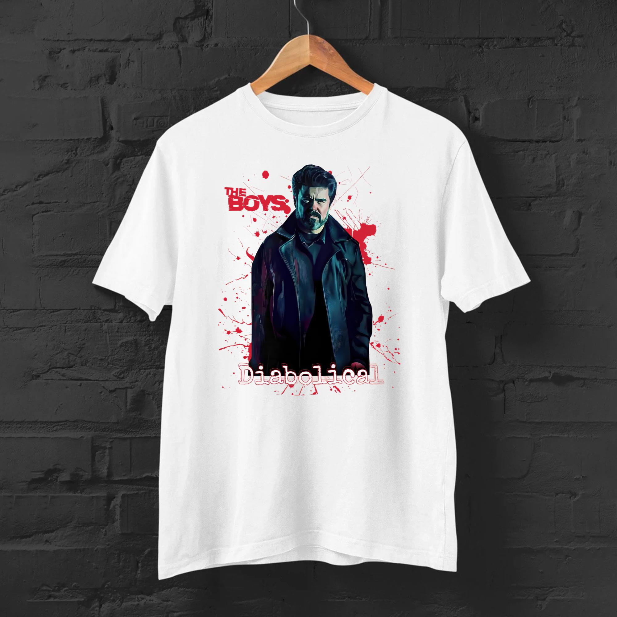 Billy Butcher, Diabolical Graphic T-Shirt, The Boys Merchandise-TH40330 ...