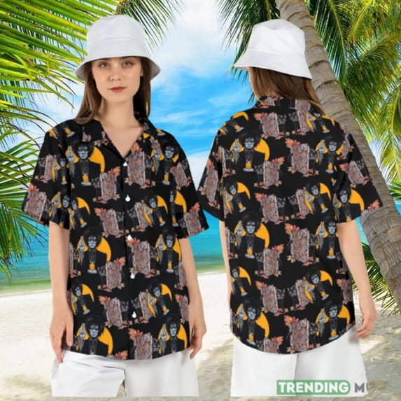 Billy Butcherson Cat Hawaiian Shirt Halloween Hocus Pocus Button Shirt ...