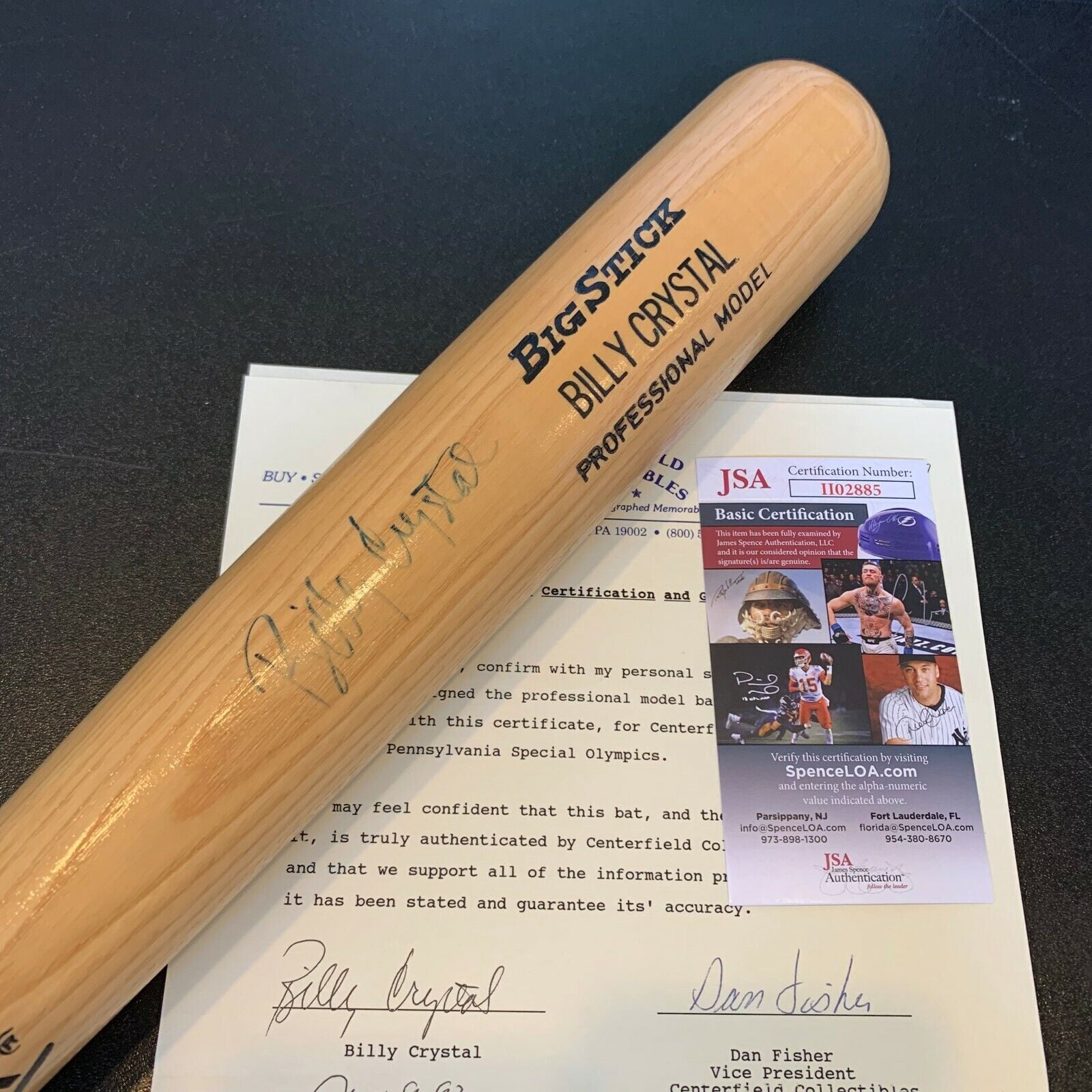 Billy Crystal Signed Personal Model Baseball Bat With JSA COA Signed ...
