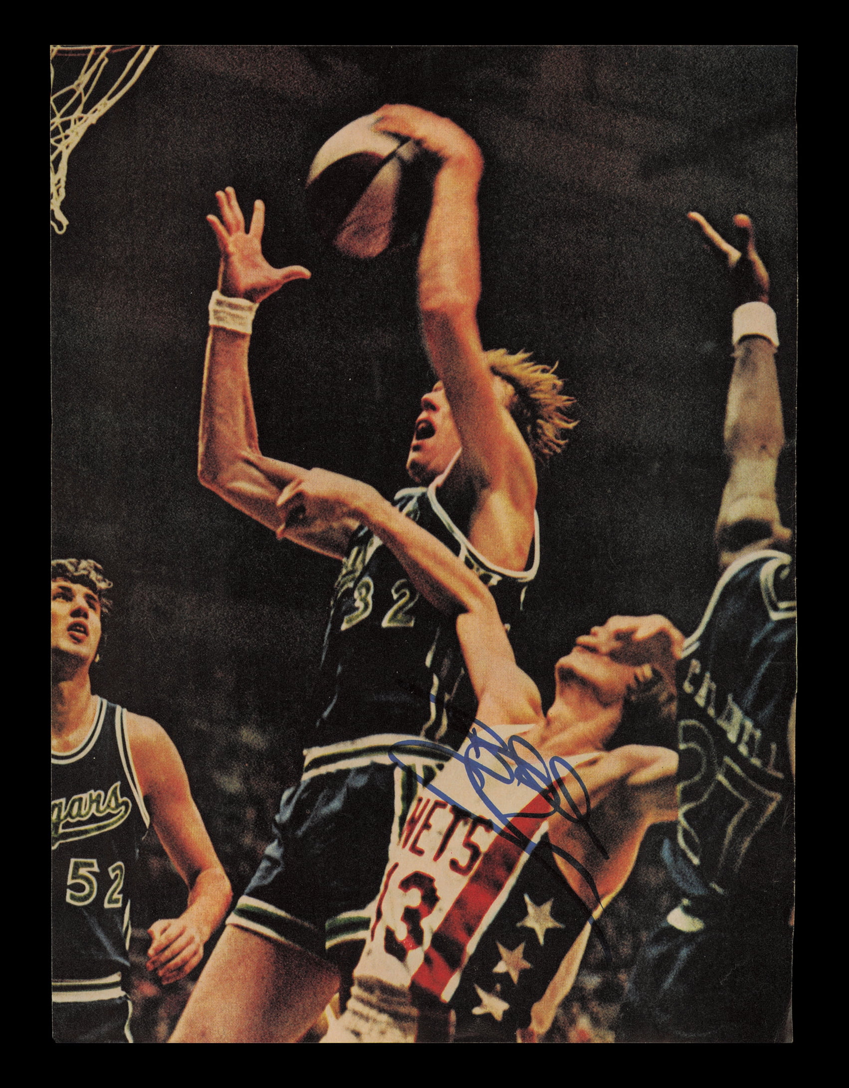 Billy Cunningham Autographed 8x11 Magazine Photo Carolina Cougars SKU ...