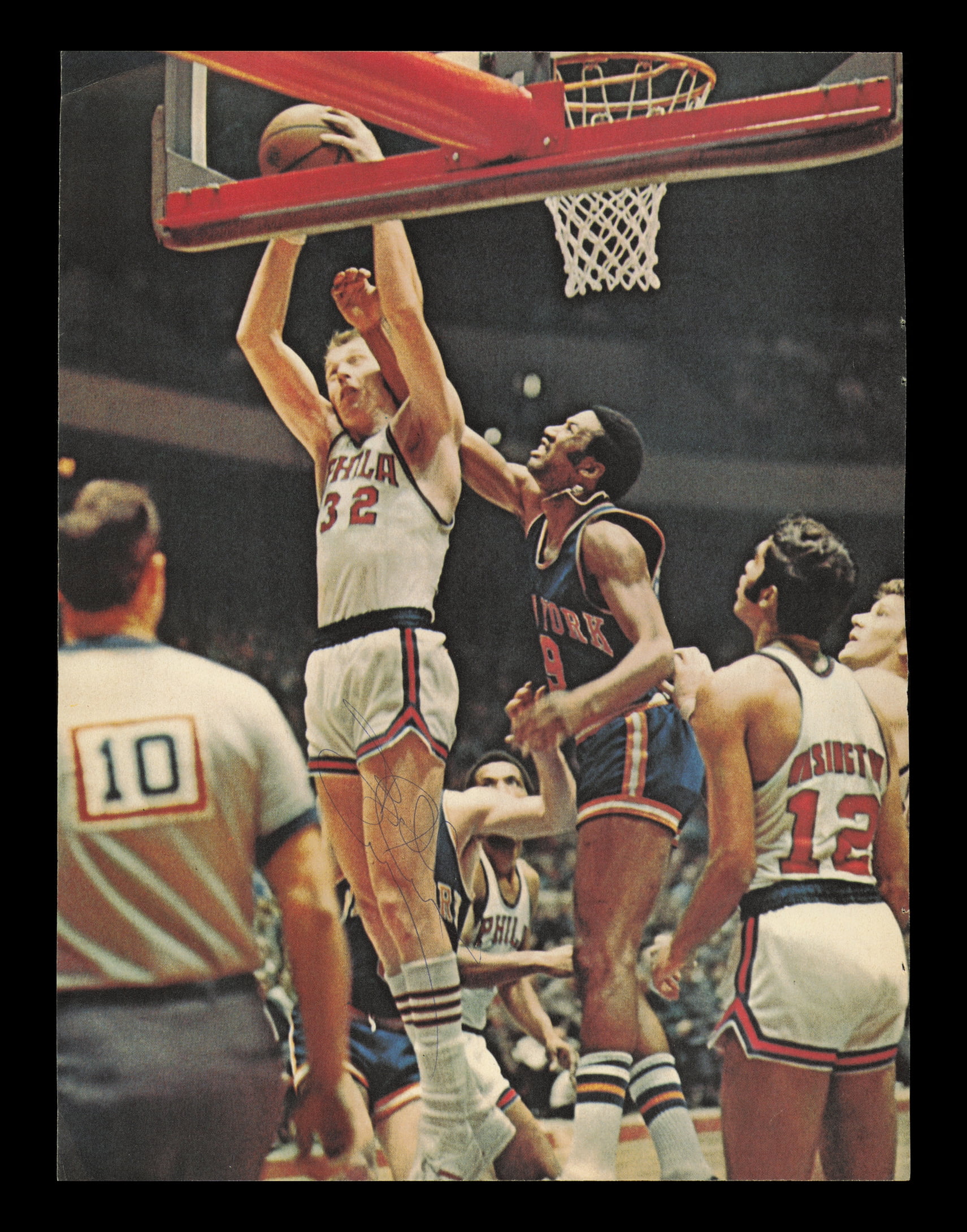 Billy Cunningham Autographed 8x11 Magazine Photo Philadelphia 76ers SKU ...