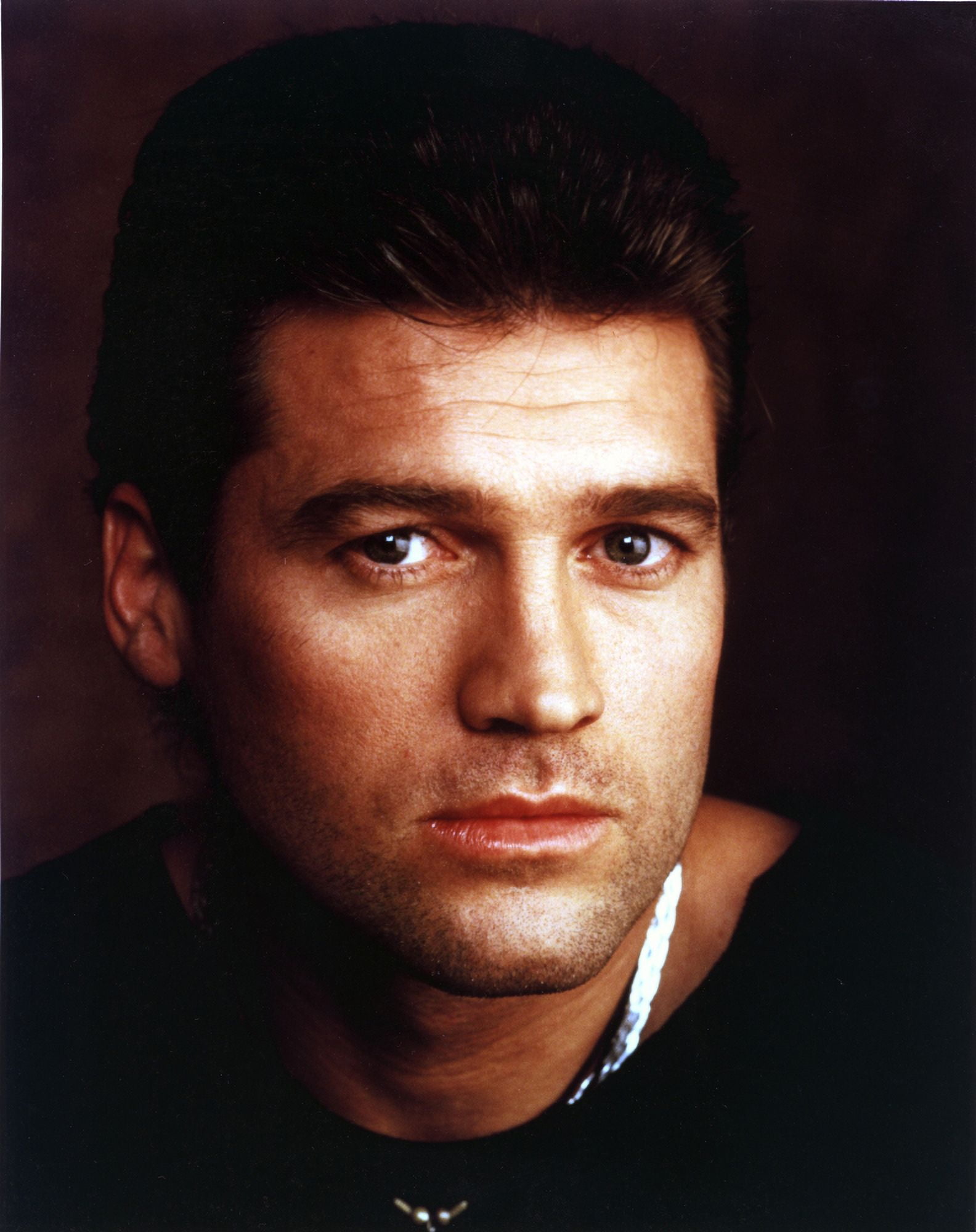 Billy Cyrus Close Up Portrait with Black Background Photo Print (24 x ...