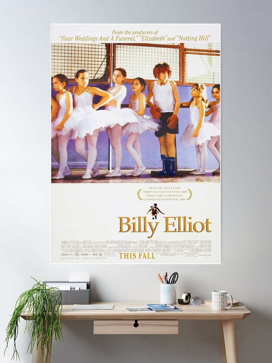 Billy Elliot Movie Poster Wall Art, Modern Wall Decor For Living Room ...