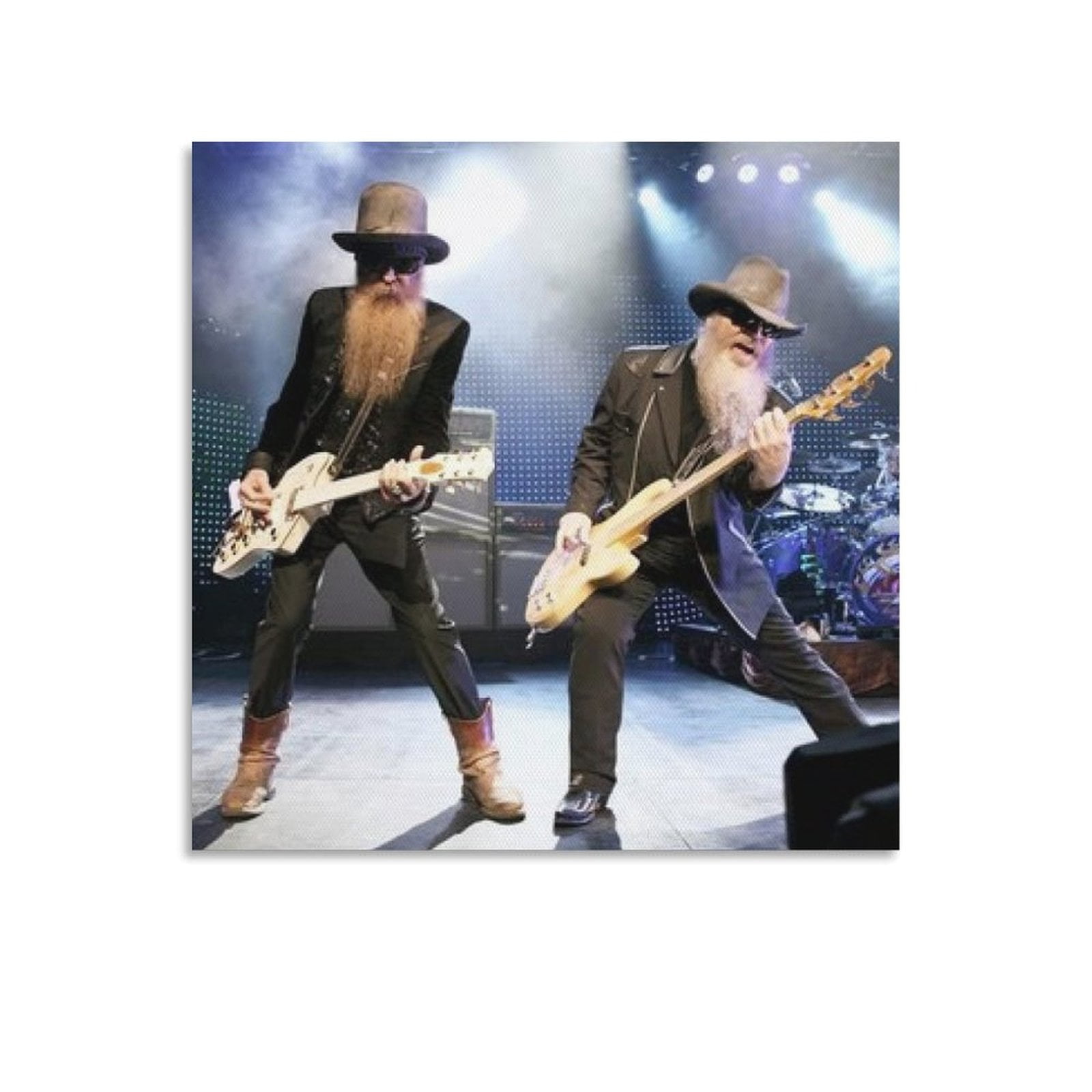 Billy Gibbons Poster Canvas Poster Wall Art Picture Painting Poster ...