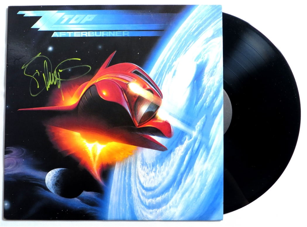 Billy Gibbons Signed Autographed Record Album ZZ Top Afterburner BAS ...