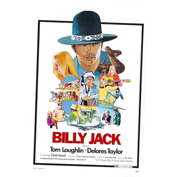 Billy Jack Movie Poster 12x16 Print on Metal Sign 12in x 16in Multi ...