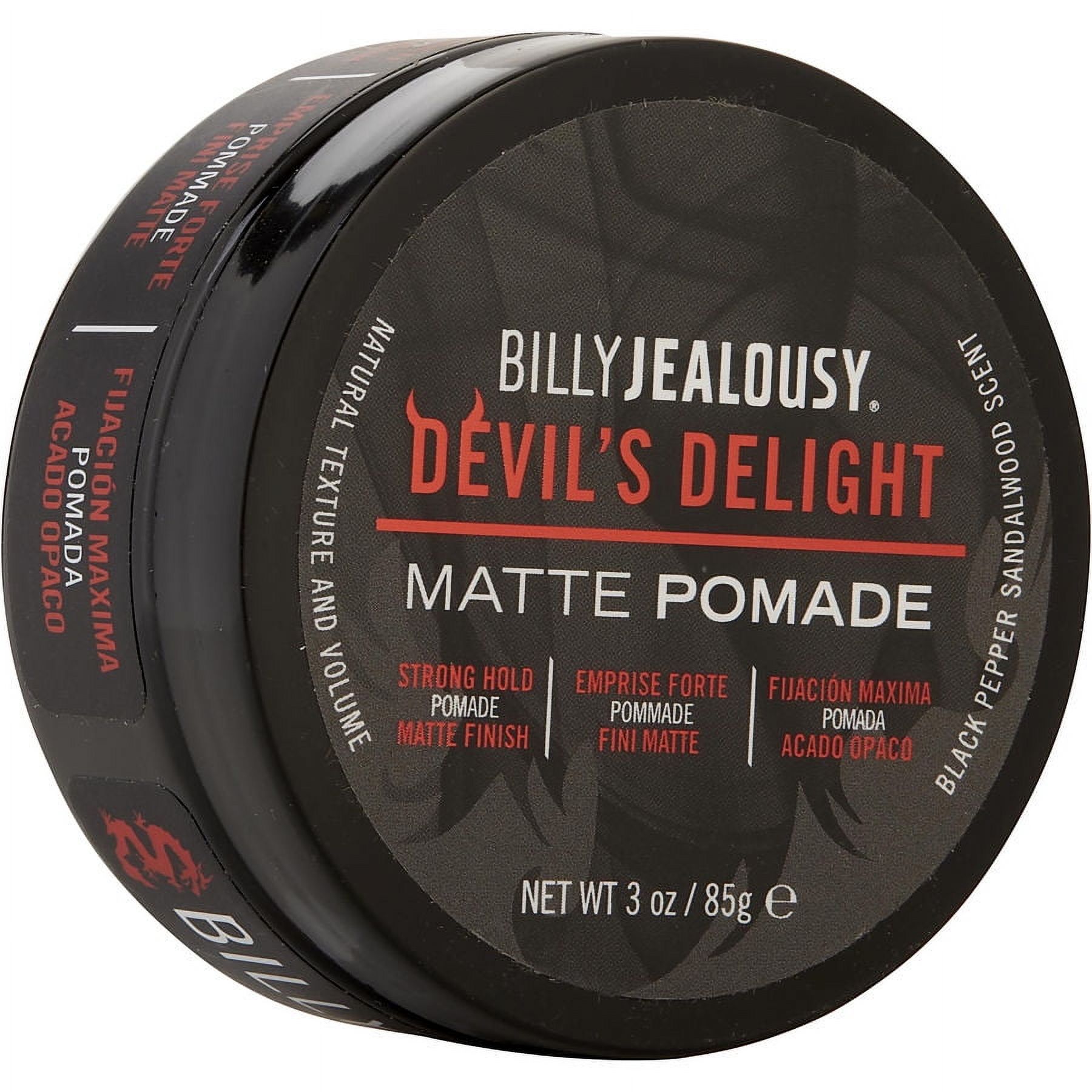 Billy Jealousy Devil's Delight Matte Pomade 3 Oz - Walmart.com