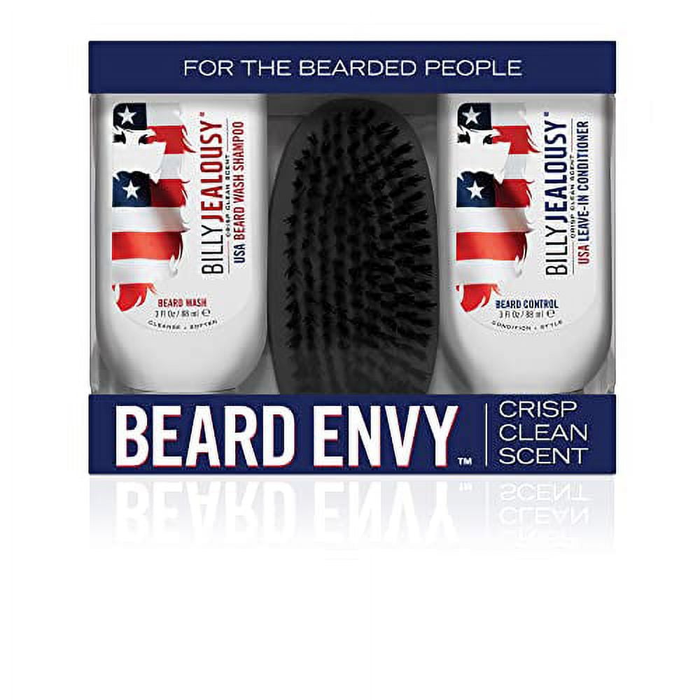 Billy Jealousy USA Beard Envy Facial Hair Refining Kit with Beard Wash ...