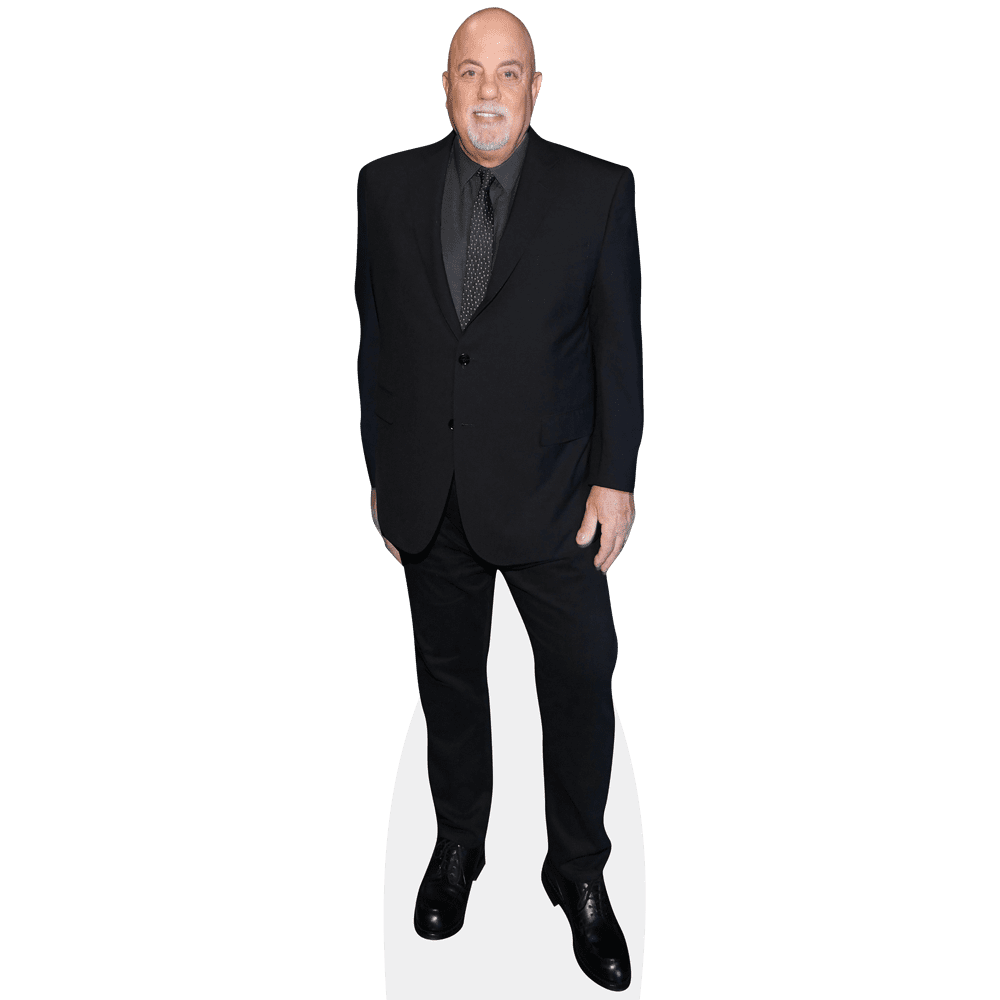 Billy Joel (Black Suit) Mini Cardboard Cutout Standee - Walmart.com