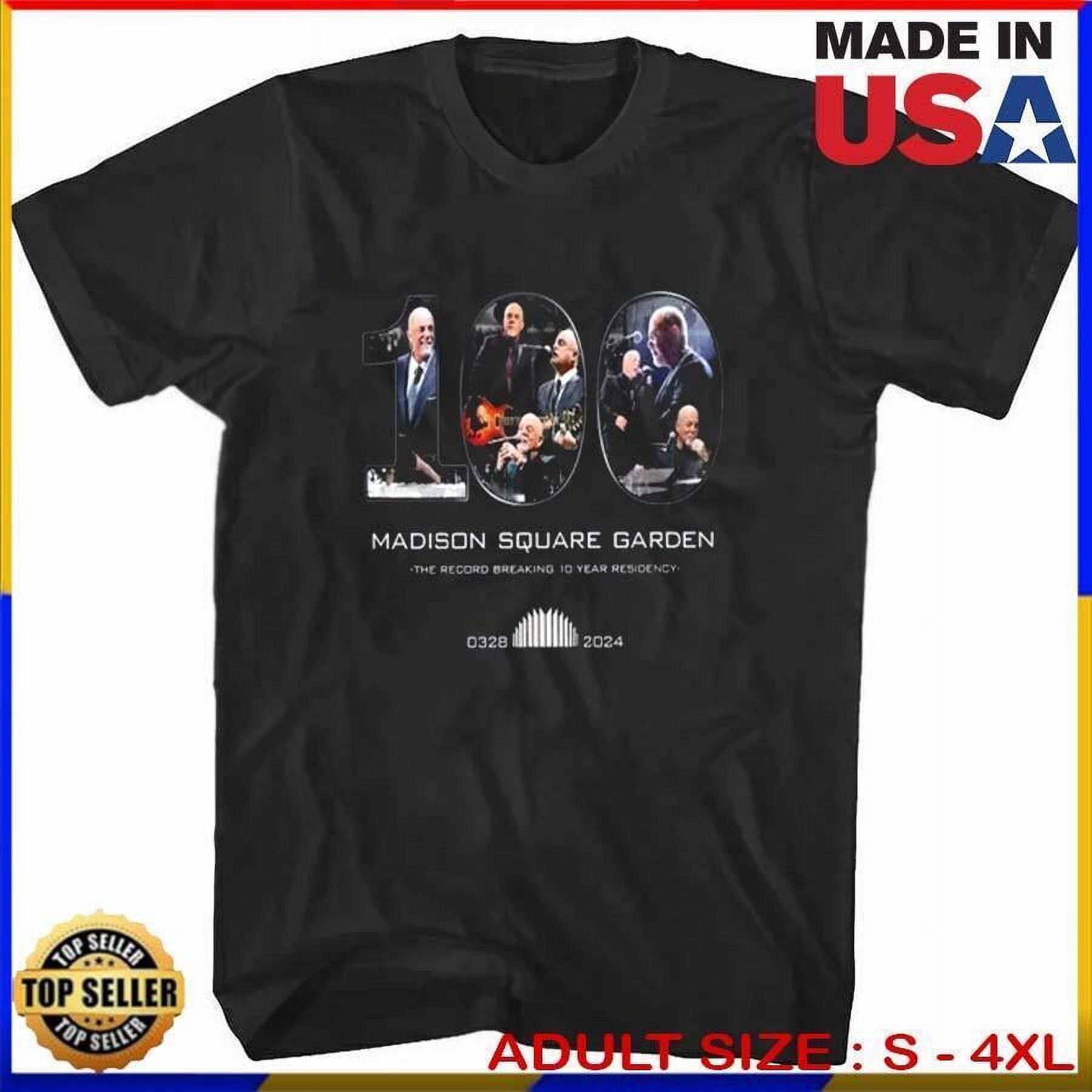 Billy Joel Madison Square Garden 100th Event 2024 T-Shirt Billy Joel ...