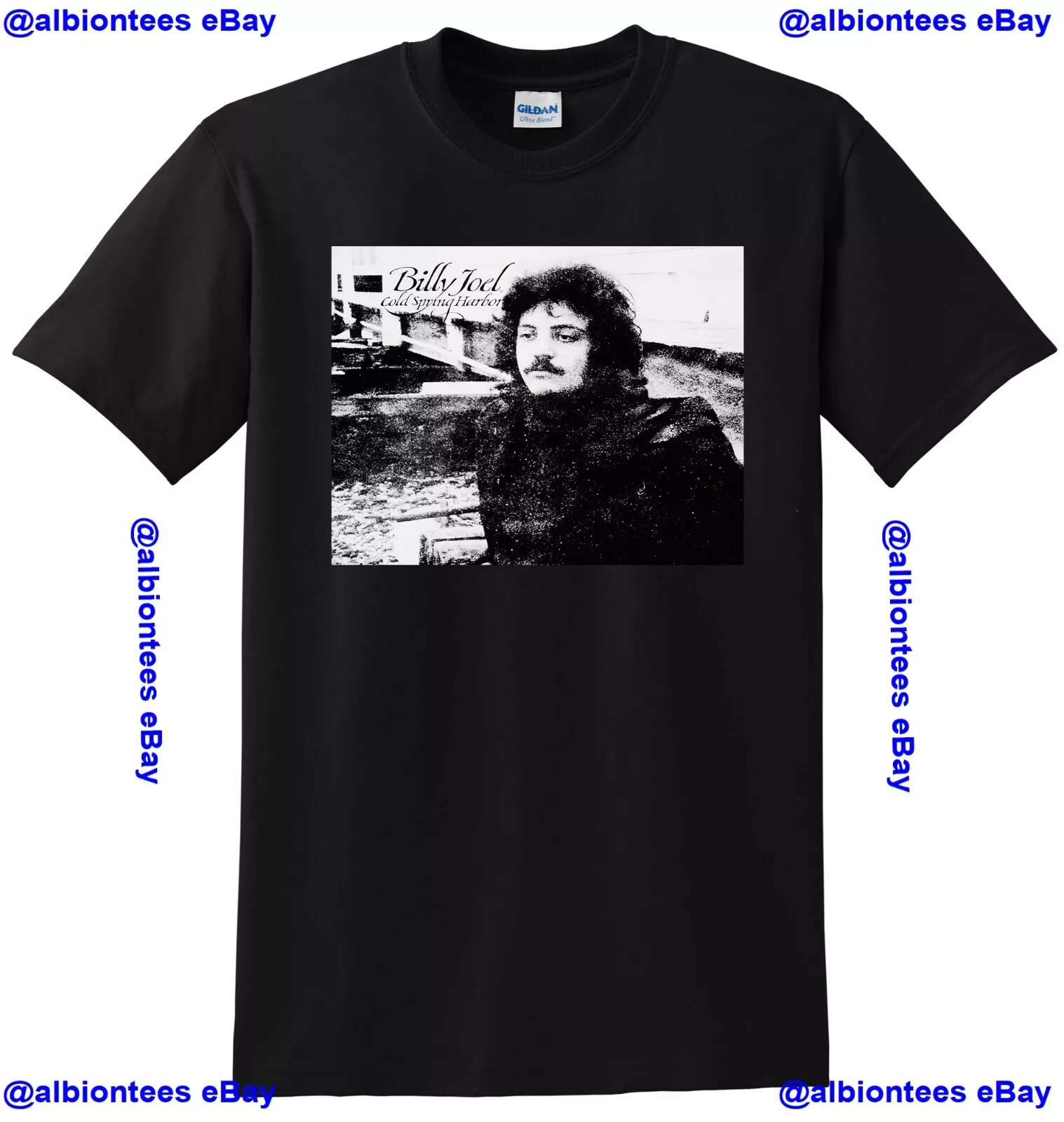Billy Joel T Shirt Cold Spring Harbor Vinyl Cd Cover Hot Trending Shirt ...
